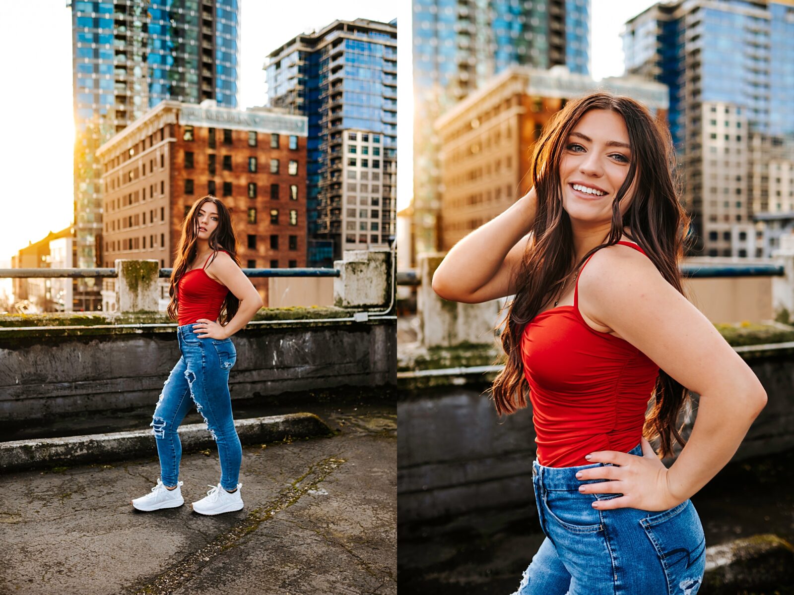 Downtown Seattle Rooftop Photoshoot – Wintertime | kiralord.co